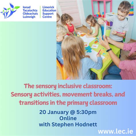 The Sensory Inclusive Classroom Sensory Activities Movement Breaks