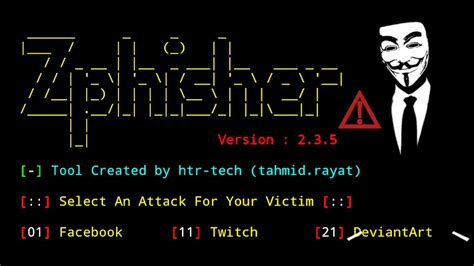 How To Install Zphisher Tool In Termux Install Zphisher Tool Only For Educational Purposes