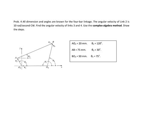 Solved Prob All Dimension And Angles Are Known For The Chegg