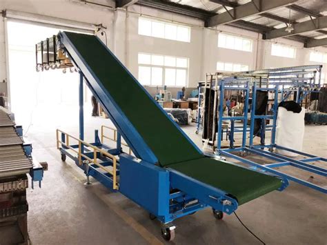 Telescopic Conveyor For Container Loading Inbelts