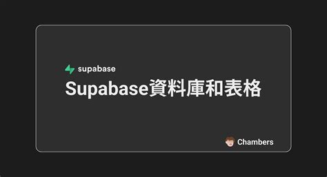 Supabase的javascript Client Library串接實作 鼻爾蓋茲 Medium