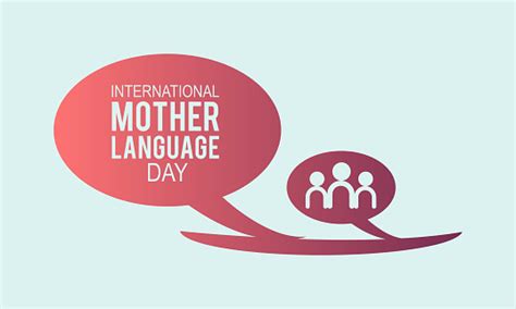 2월 21일 국제 모성어의 날 배너 카드 포스터 배경에 대한 벡터 템플릿 디자인 낮에 대한 스톡 벡터 아트 및 기타 이미지 낮 세계적인 어머니 Istock