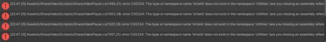 The Type Or Namespace Name Isvalid Does Not Exist In The Namespace Utilities Are You