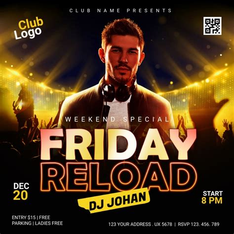 Friday Reload Template Postermywall