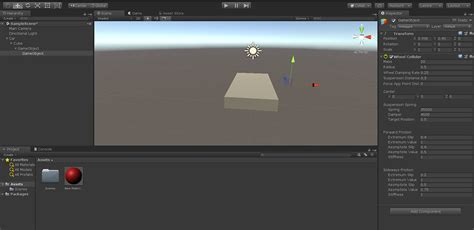 Wheel Collider Mesh Doesnt Show Up Visually Unity Engine Unity