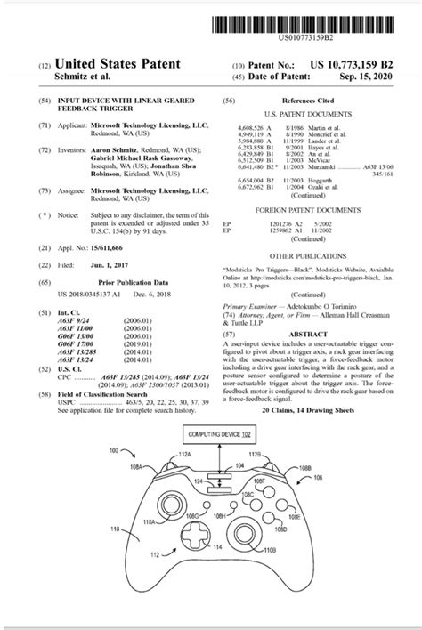 Input Device With Linear Geared Feedback Trigger Rxboxnews