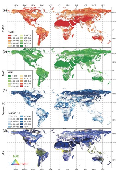 Spatial Variation Of The Goodness Of Fit Indices For All Months From