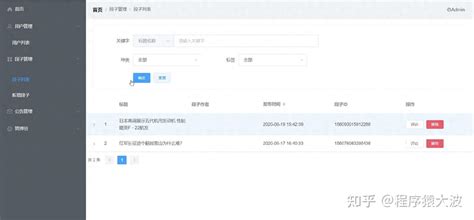 基于ssm和vue的仿贴吧论坛系统，前后端分离 知乎