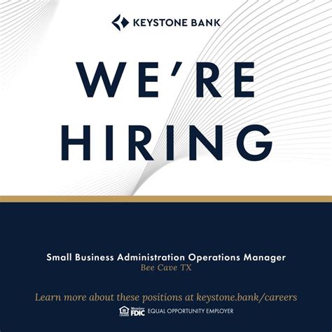 This Is Your Opportunity To Join A Great Team At Keystone Bank Dennis Zulkowski
