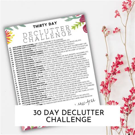 Day Declutter Challenge For Busy People Lady Decluttered