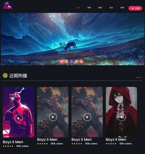 html网页设计成品