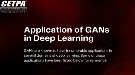 Ppt Generative Adversarial Networks Gans And Their Applications In