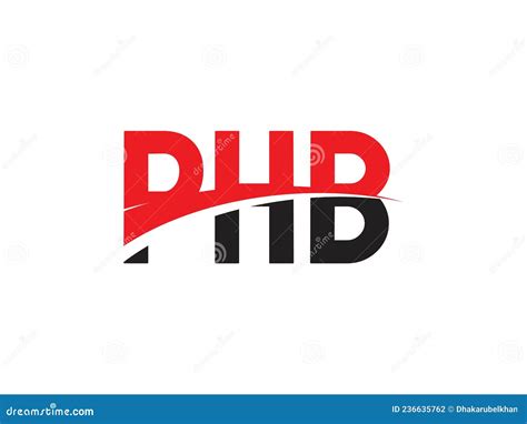 Phb Letter Initial Logo Design Vector Illustration Stock Vector Phb Letter Initial Logo Design Vector Illustration Stock Vector