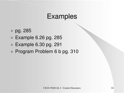 Ppt Pascal I Control Structures Powerpoint Presentation Free