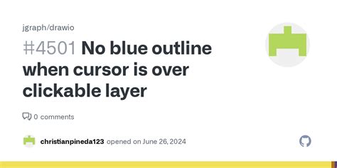No Blue Outline When Cursor Is Over Clickable Layer · Issue 4501