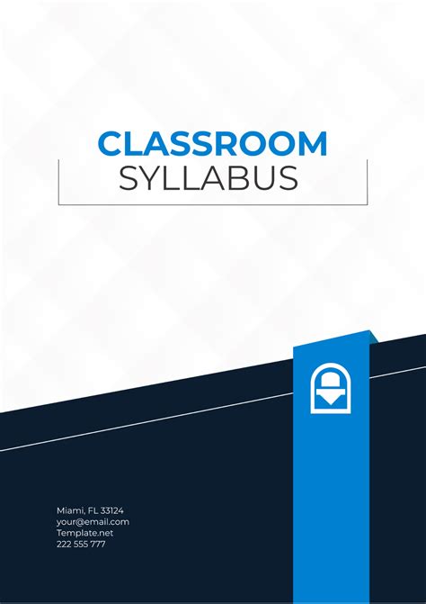 Free Syllabus Templates To Edit Online And Print