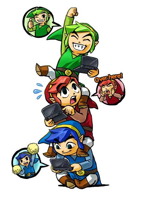 Check Out Our Round Up Of Box Art Screenshots And Official Art For Tri Force Heroes Zelda