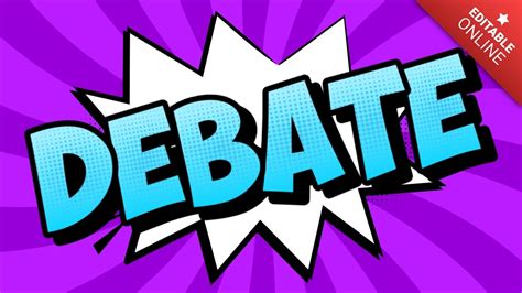 Debate Bad Comic Speech Bubble Text Effect Generator