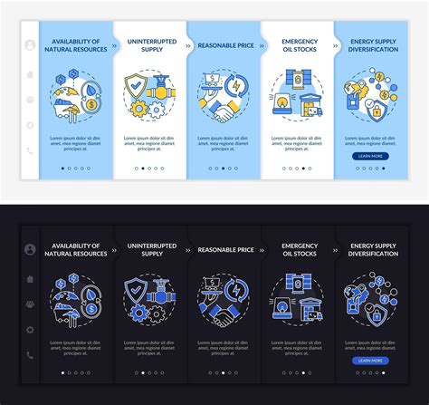 Energy Secure Factors Onboarding Vector Template 2389229 Vector Art At Vecteezy