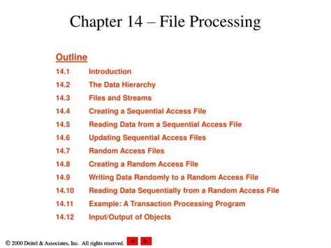 PPT Chapter File Processing PowerPoint Presentation Free Download ID
