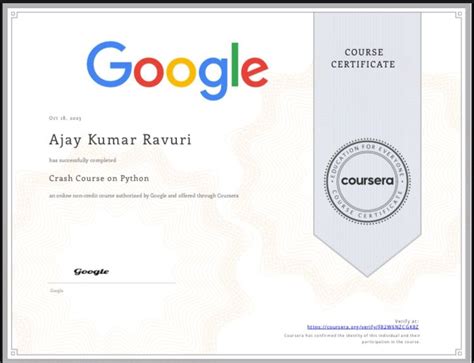 Ajay Ravuri On Linkedin Pythoncertification Codingjourney