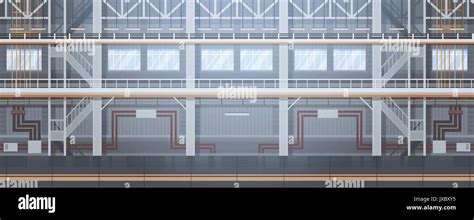 Empty Factory Conveyor Automatic Assembly Line Machinery Automation