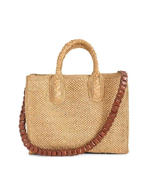 Ibeliv Rary Tea Raffia Bag In Natural Lyst