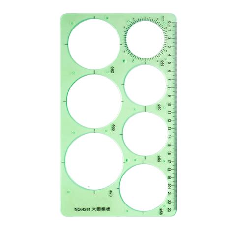 Circle Template For Drawing Drafting Geometric Circle Ruler For