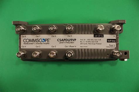 9 Port Commscope Amplifier Csapdu9vp For Internet And Catv Comcast Xfinity New Ebay
