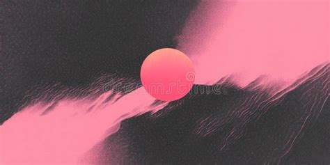 Vibrant Halftone Texture Showcasing A Dynamic Sphere Amidst Color