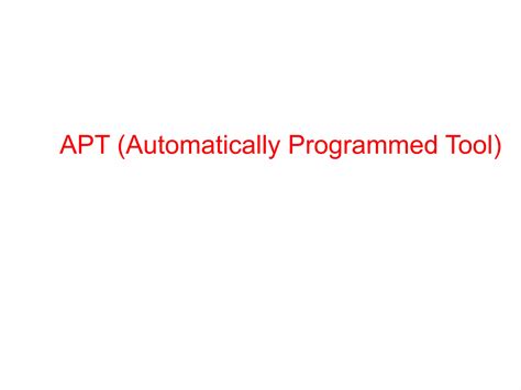 apt part programming ppt programming languages computing