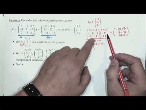 Differential Eqns F22 18 Differential Equations And Matrices YouTube