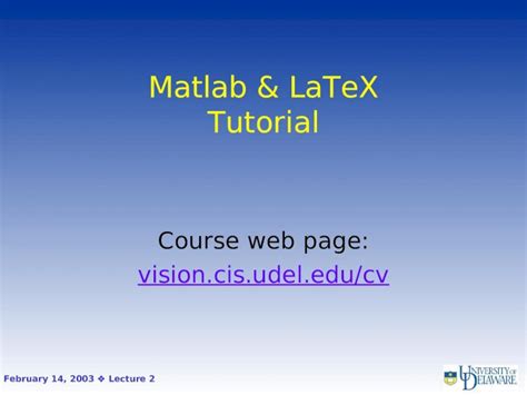 Ppt Matlab And Latex Tutorial Dokumentips