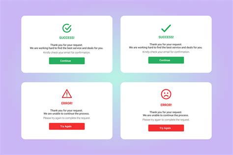 Flash Message Error Screen Ui Design On Behance