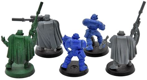 Space Marines 5 Scouts With Sniper Rifles 6 Warhammer 40k Kingdom Of