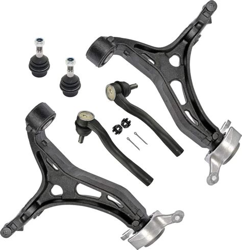 6pc Front Lower Control Arms Ball Joints Tie Rods Suspension Kit