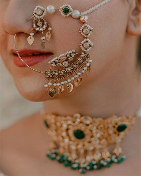 Bridal Nose Ring Ideas Stunning Bridal Nath Designs That Indian