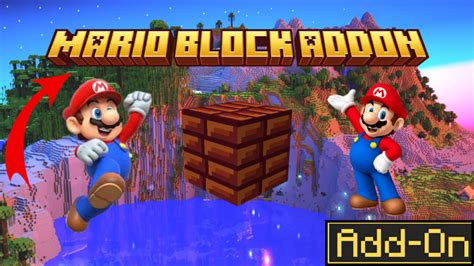 Minecraft Mario Platform Block Addon For Minecraft
