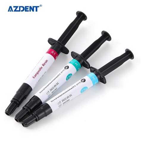 Popular Used Dental Filling Composite Resin Flowable Dental Composite Resin With Syringe Colour