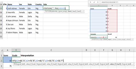 How To Use Textjoin Ifs Switch Maxifs And Minifs Functions