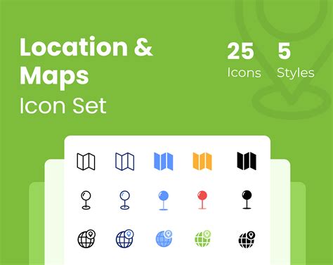 Location Maps Icon Set On Behance