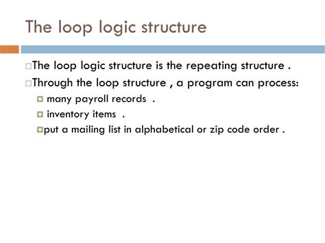 ppt problem solving with loops powerpoint presentation free download