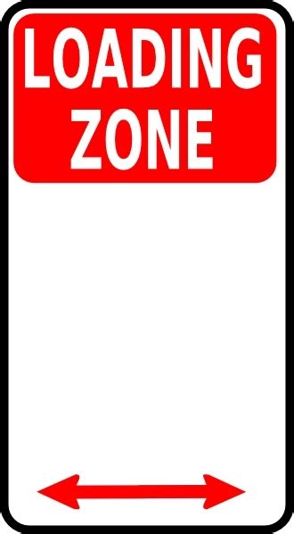 Loading Zone Sign Clip Art Vectors Graphic Art Designs In Editable Ai Eps Svg Format Free And