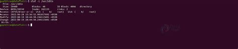Stat Command In Linux Dataflair