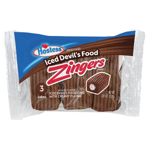 Hostess Zingers Devils Food Single Serve 3 81 Oz Package May Vary