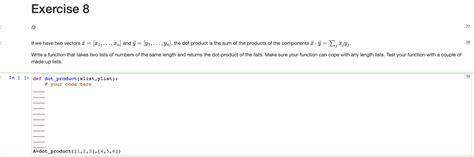 solved if we have two vectors x [x1 … xn] and y [y1 … yn]