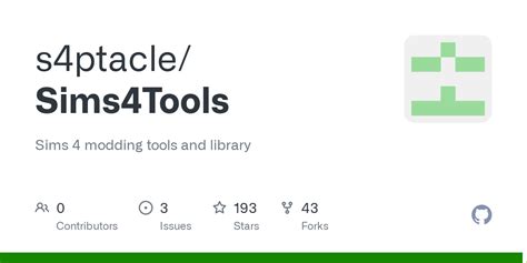 GitHub S Ptacle Sims Tools Sims Modding Tools And Library