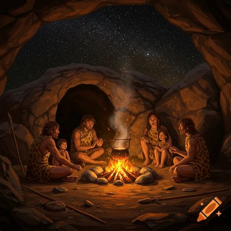 Paleolithic People Cave Art