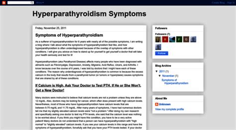 Hyperparathyroidism Symptoms