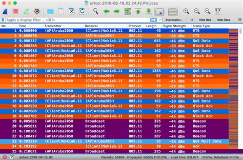 Aliasing Mac Addresses With Wireshark